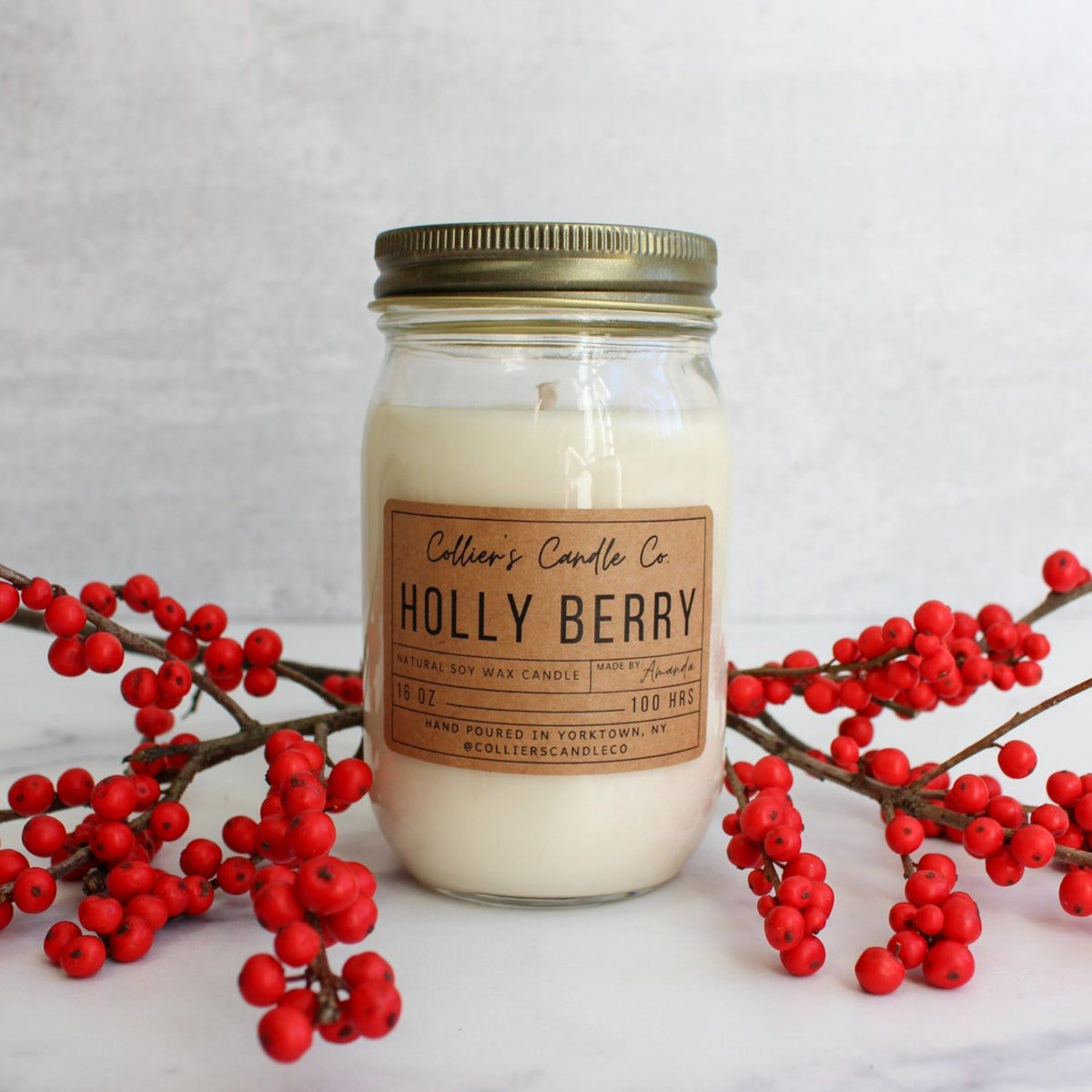 Holly Berry – Collier's Candle Co.
